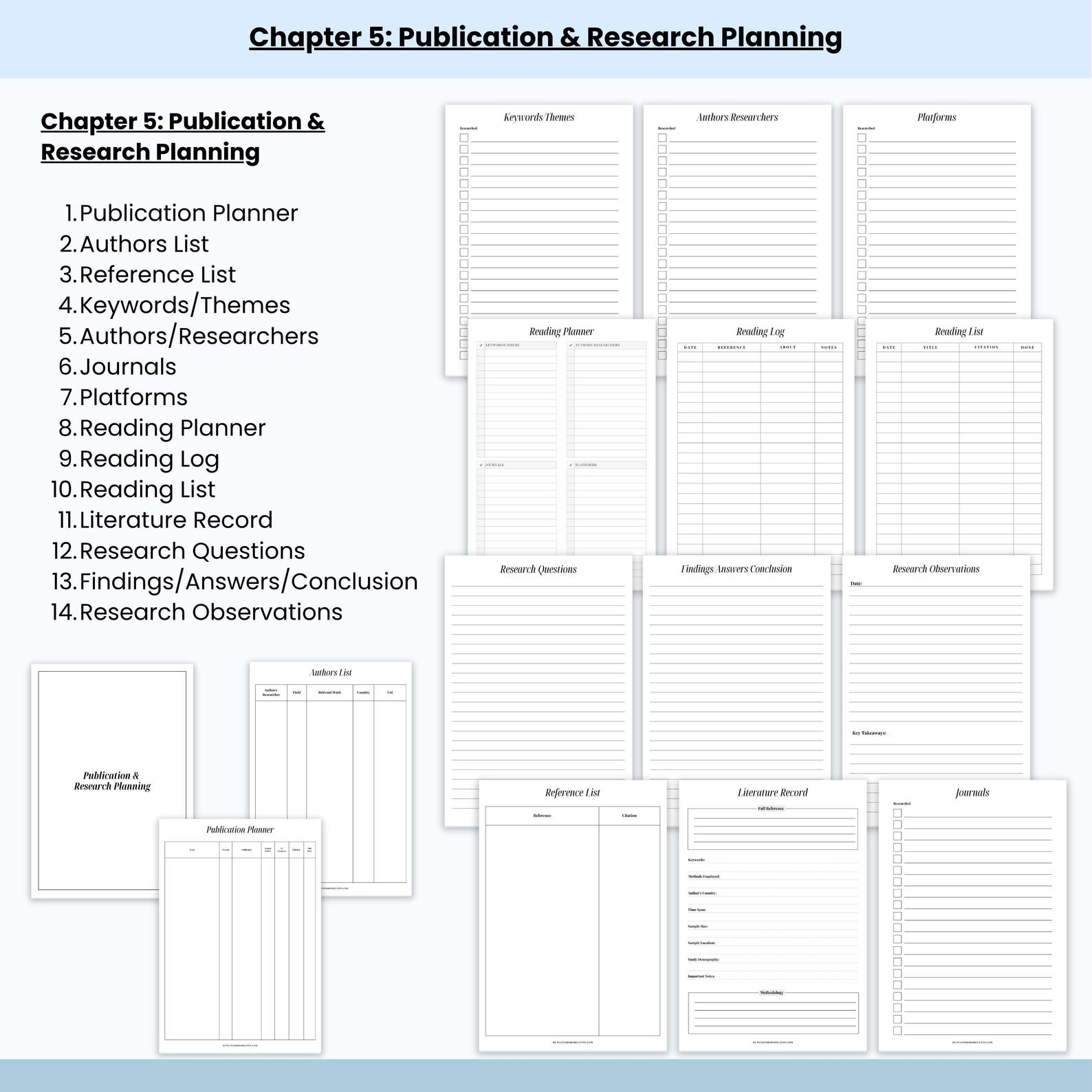 2025 Dissertation Planner: Thesis Journal for Phd, Masters (editable ...