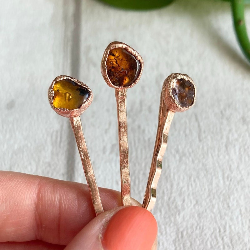 Amber Pin - Etsy