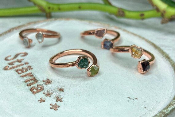 Personalised birthstone ring store