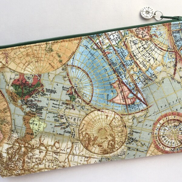 Globe World Map Bag - Etsy