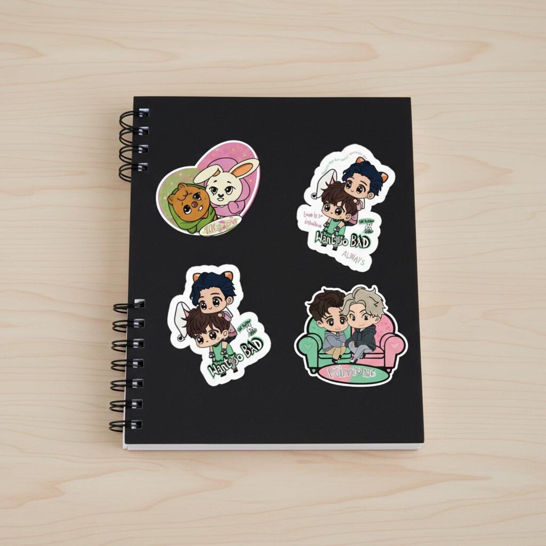 Kpop Idol Vinyl Sticker | Kawaii Chibi | Waterproof Laptop Decal | Gift ...