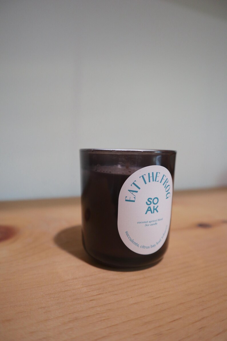 Eat the Frog Handmade 3oz Candle – Motivational Morning Scent With ...