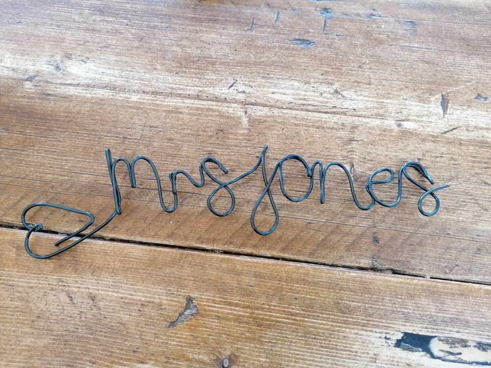 Wire Word Name Wire Word Hanger Wall Hanger Personalised - Etsy