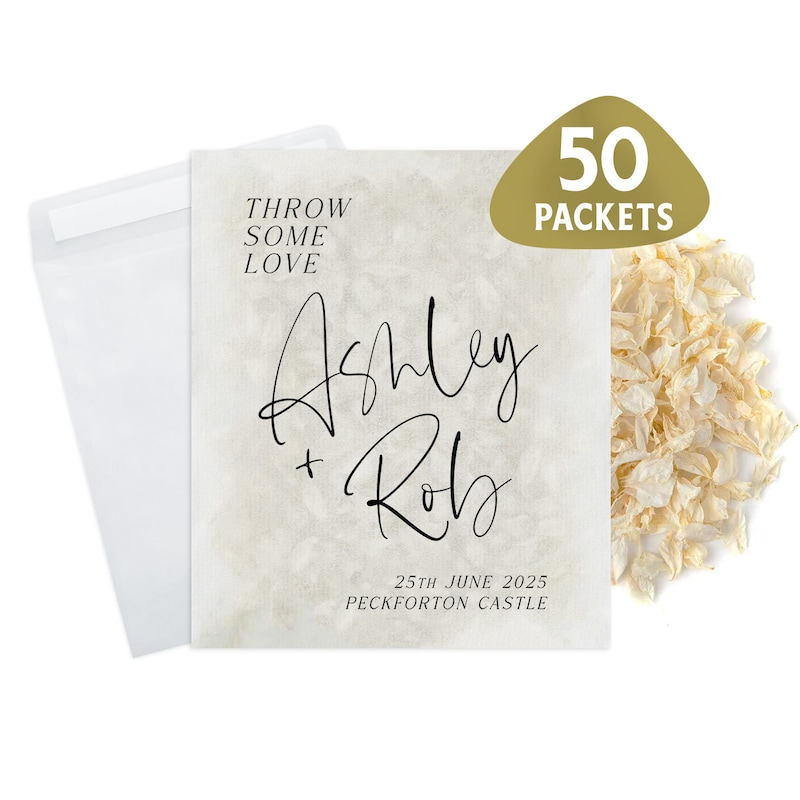 Personalized Petal Bags - Etsy