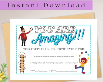 Printable Princess Potty Training Certificate | Instant Download ...