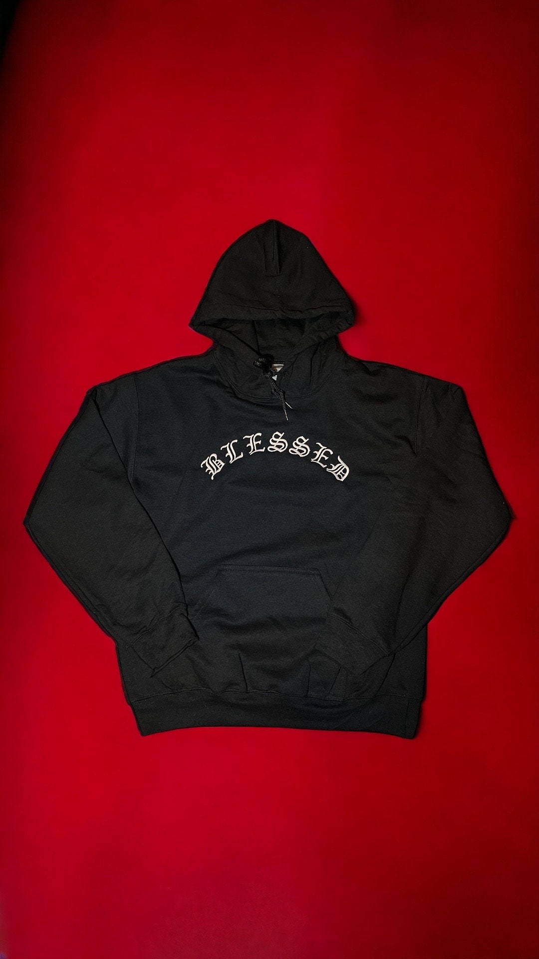 BLESSED Embroidered Hoodie - Etsy