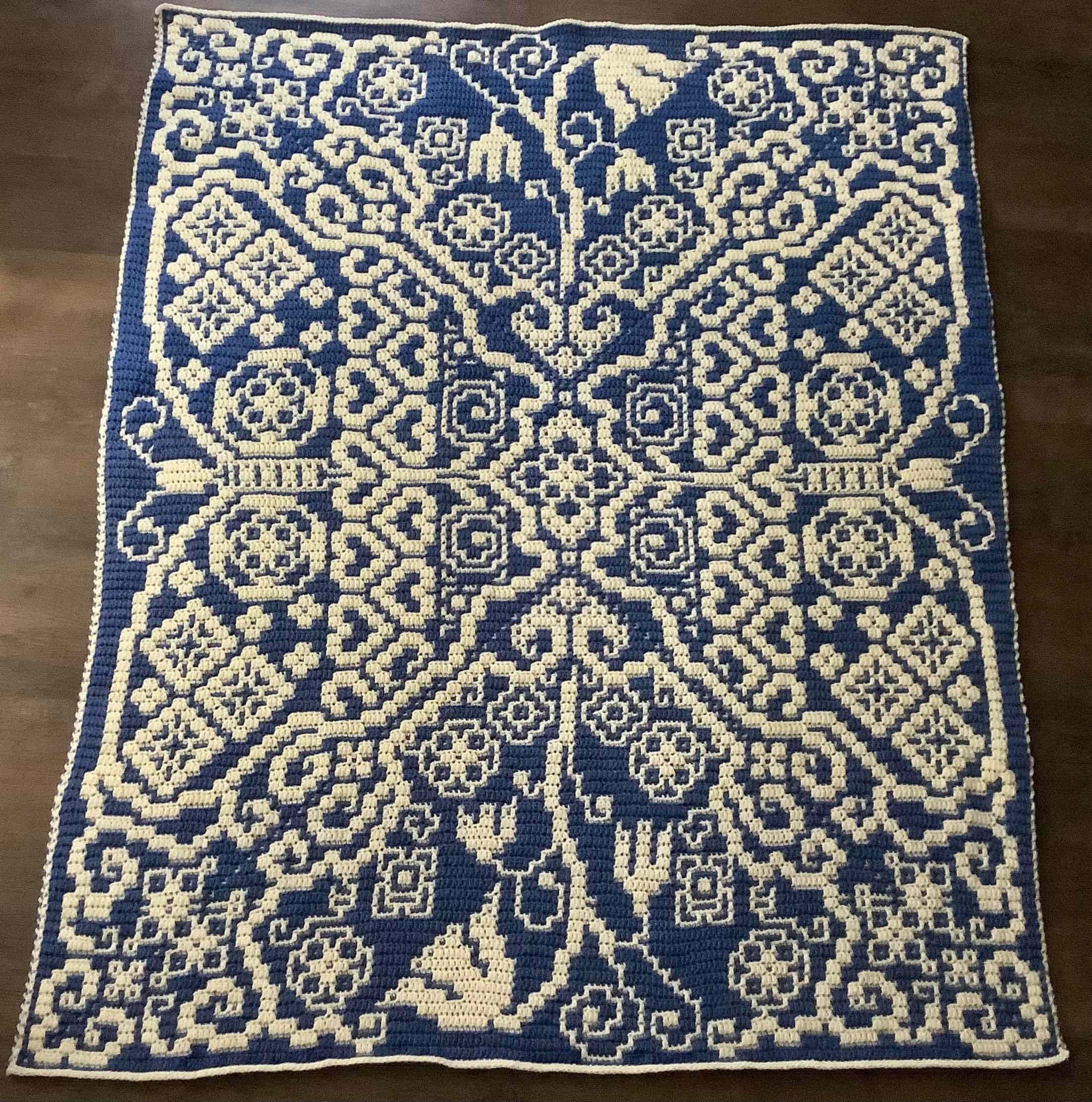 Butterflies, Crochet Pattern for Overlay Mosaic and Interlocking Filet ...