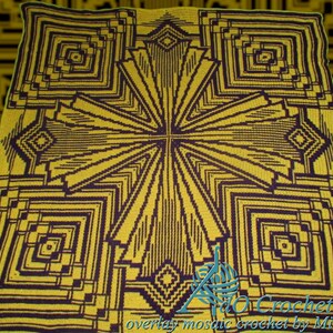 Art Deco, Poncho Throw Digital Crochet Pattern - Etsy