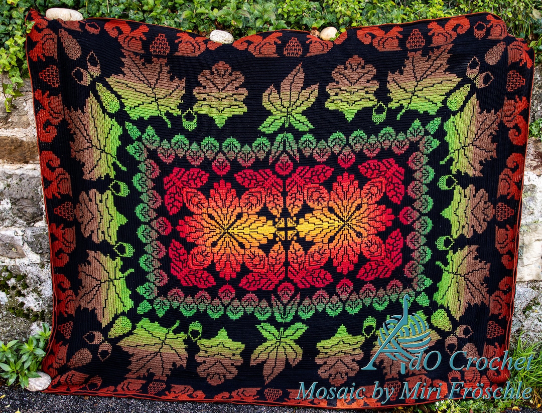 Autumn Leaves: a Digital Pattern for Interlocking Filet and Overlay ...