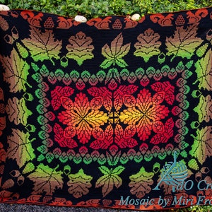 Autumn Leaves: a Digital Pattern for Interlocking Filet and Overlay ...