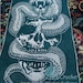 Snake and Skull, DIGITAL PATTERN for Overlay Mosaic and Interlocking ...