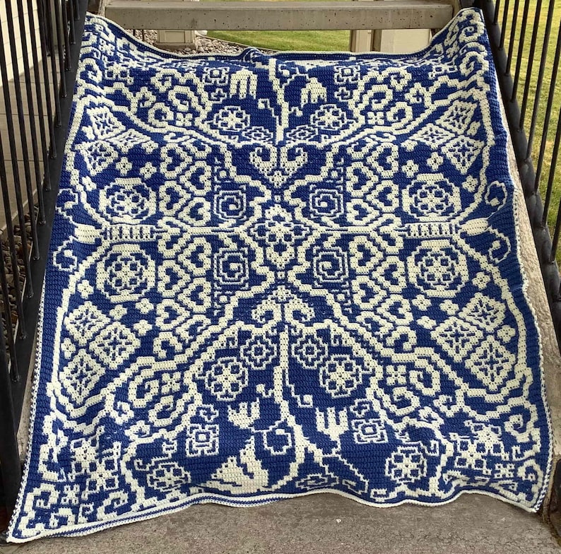 Butterflies, Crochet Pattern for Overlay Mosaic and Interlocking Filet ...