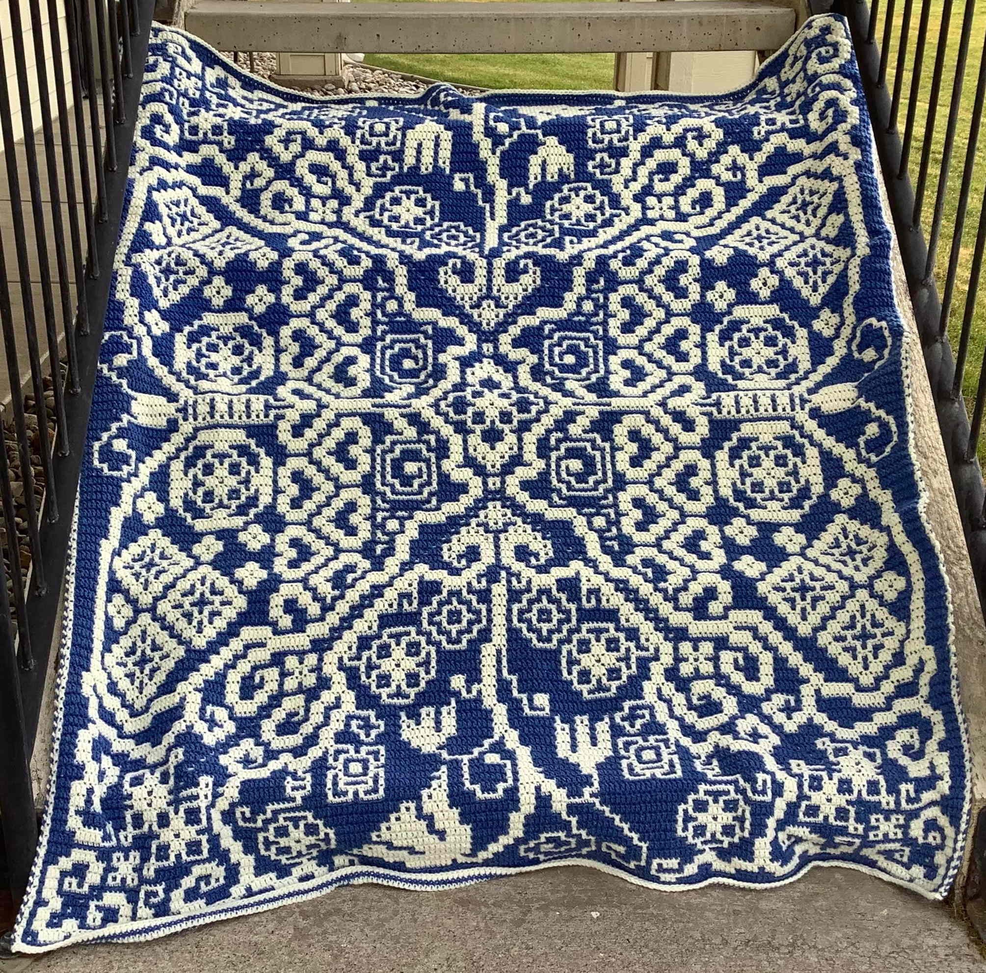 Butterflies, Crochet Pattern for Overlay Mosaic and Interlocking Filet ...