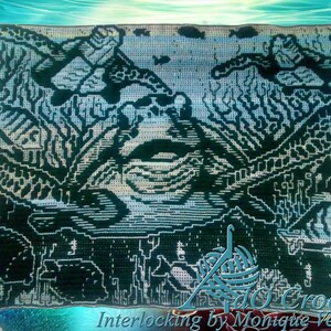 Sea Turtles, Digital Crochet Pattern for Overlay Mosaic and ...
