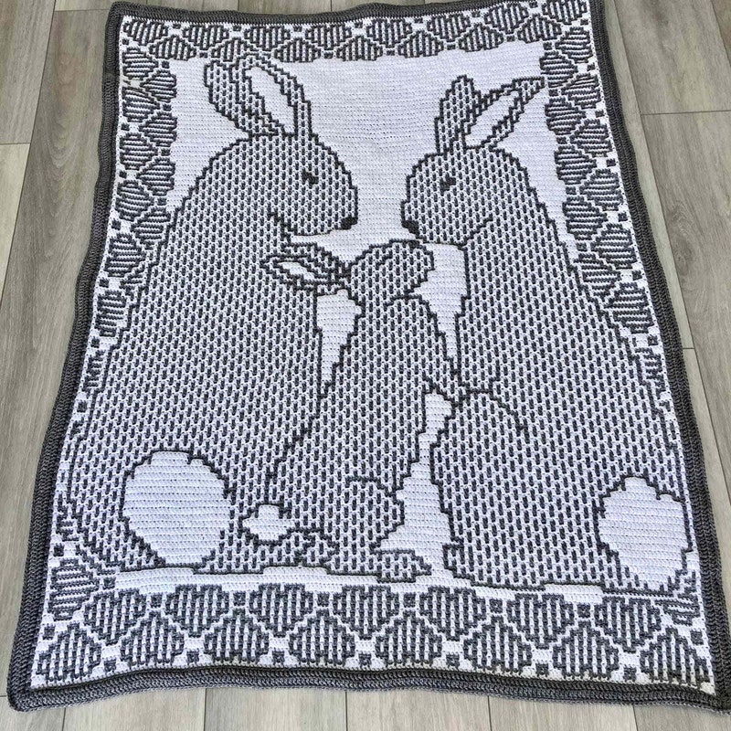 Rabbit Mosaic - Etsy
