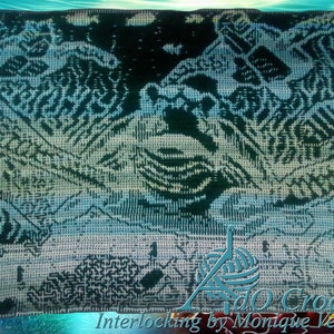 Sea Turtles, Digital Crochet Pattern for Overlay Mosaic and ...