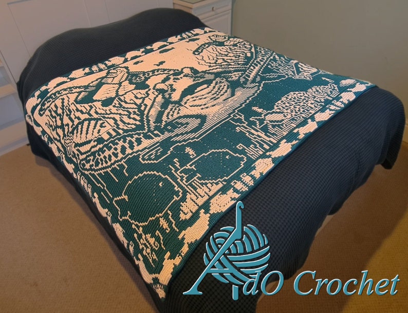 Sea Turtles, Digital Crochet Pattern for Overlay Mosaic and ...