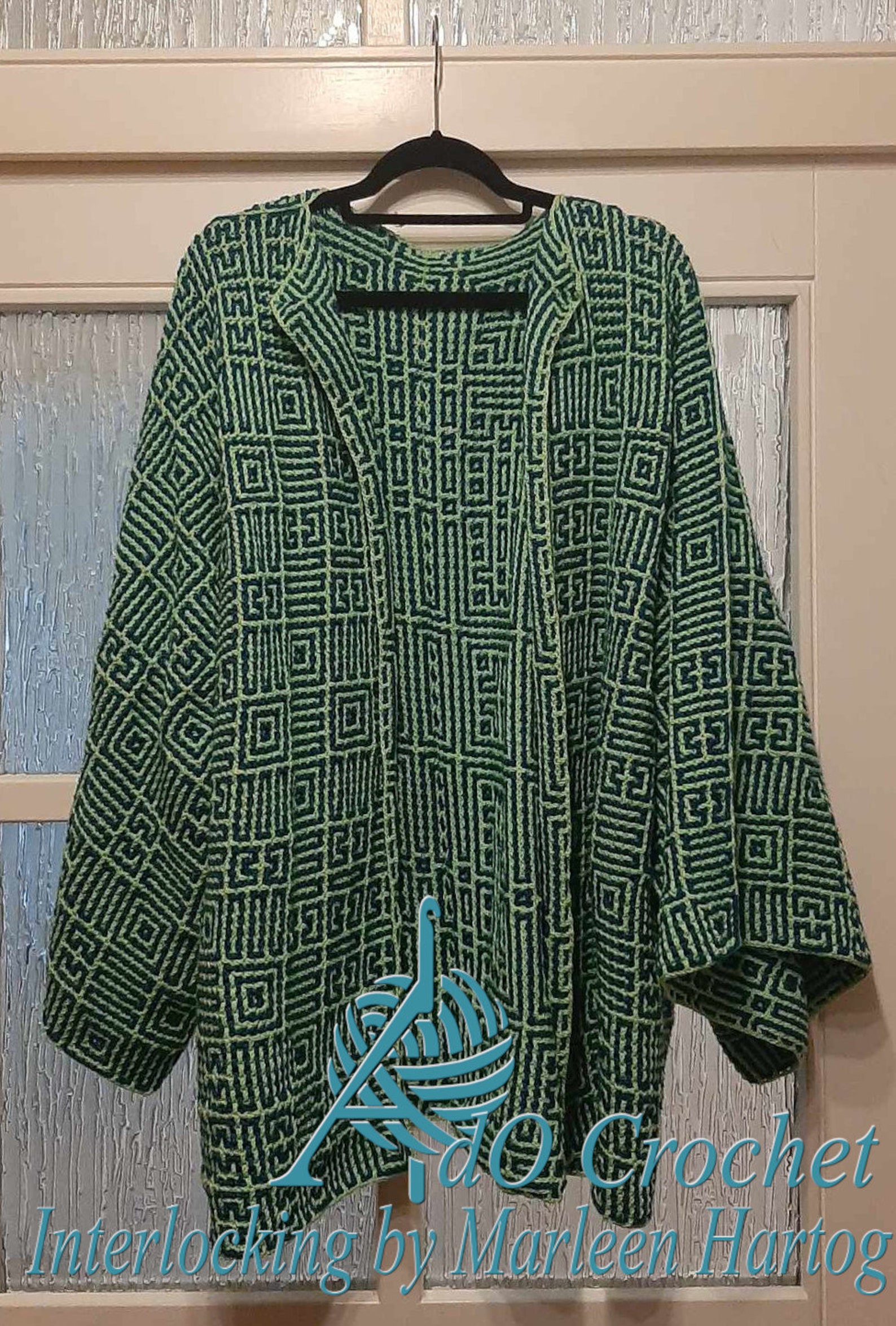 Hexagon Vest / Cardigan and Lap Throw in English, German and Dutch - Etsy