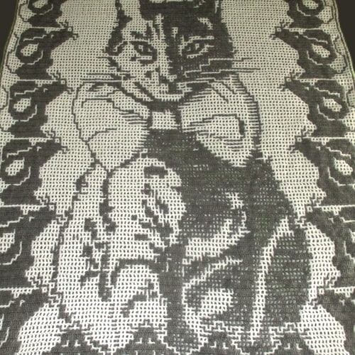 Cat King of Mice Throw for Overlay Mosaic and Interlocking - Etsy