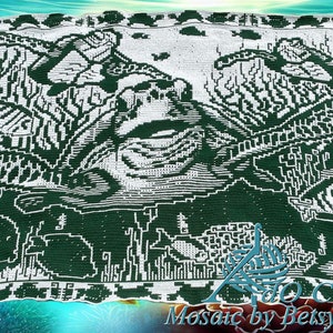 Sea Turtles, Digital Crochet Pattern for Overlay Mosaic and ...