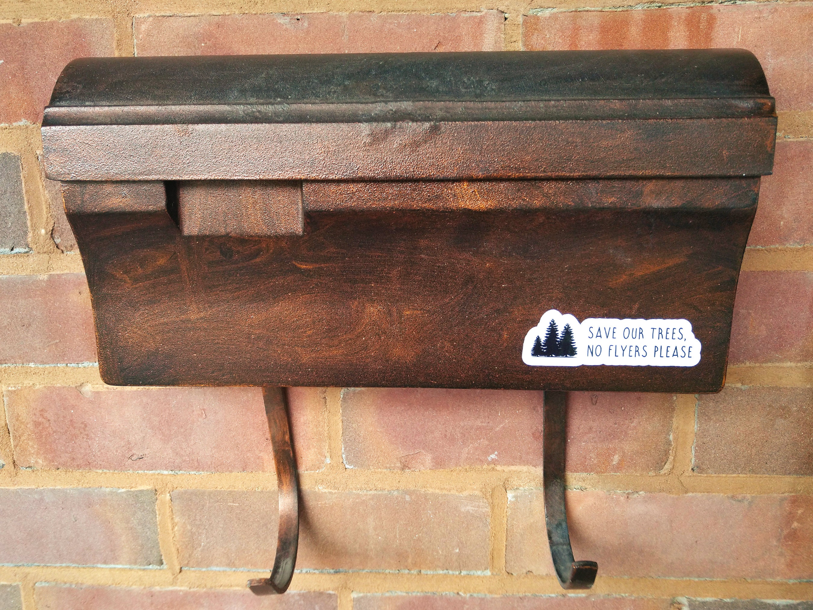 No Flyers Please Mailbox Decal | Waterproof Sticker for Mailbox - Etsy