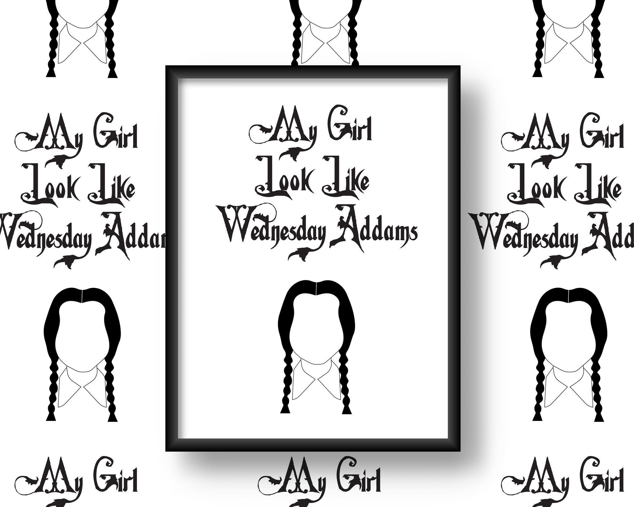 Wednesday Addams Print - Etsy