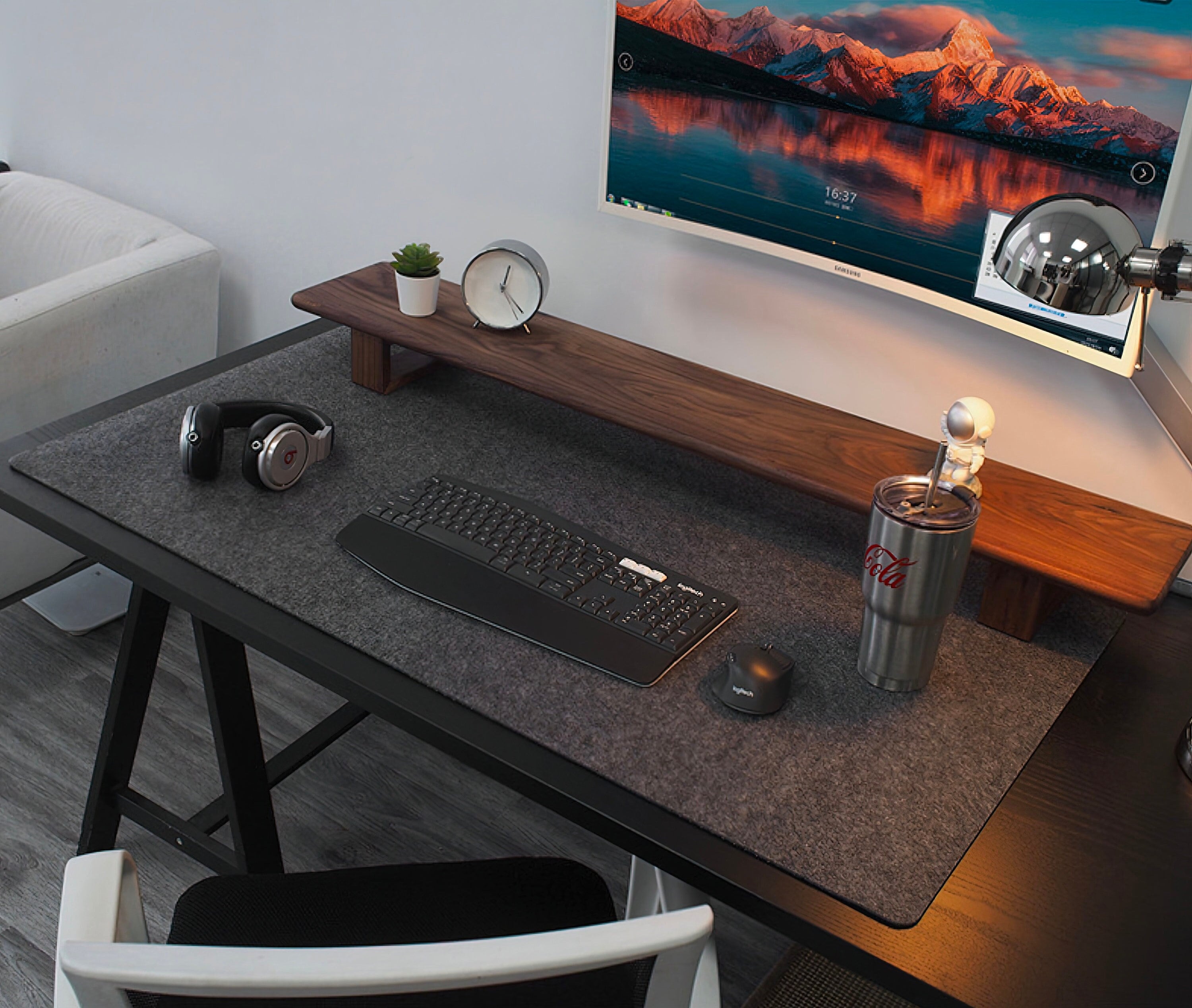 Wool Felt Mouse Pad, Eco-friendly Desk Mat, Soft and Comfortable ...