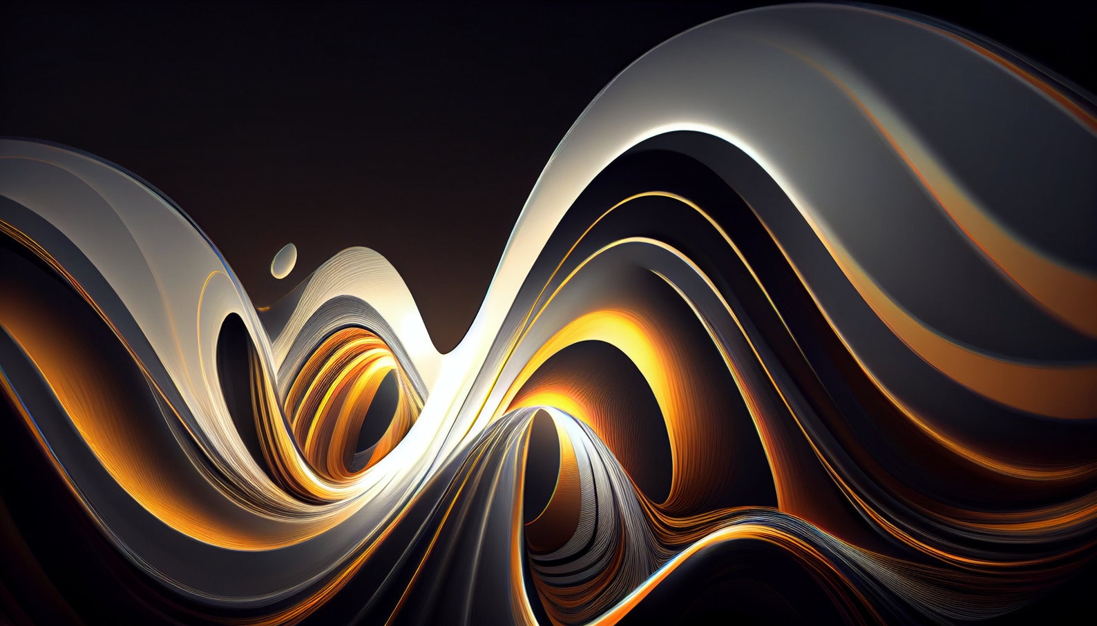 Dreamy 3D Abstract Printable Wallpaper: Artistic Swirls, Colorful Waves ...