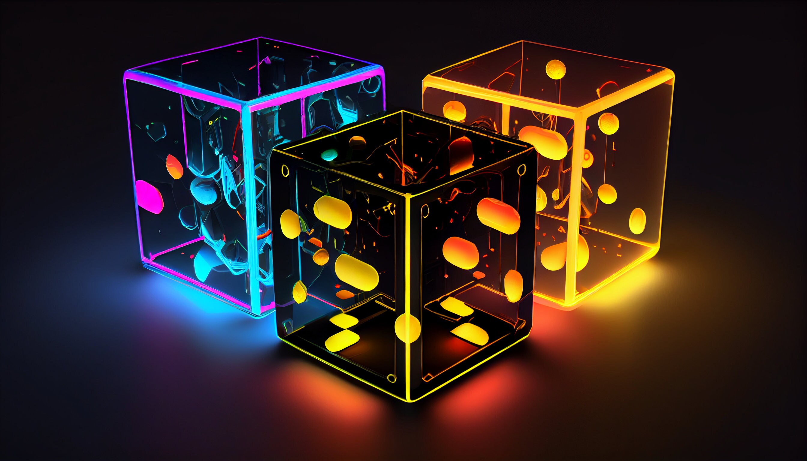 Dreamy 3D Abstract Printable Wallpaper: Artistic Swirls, Colorful Waves ...