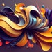 Abstract Printable Wallpaper Dreamy 3D | PNG 8K Background Digital ...