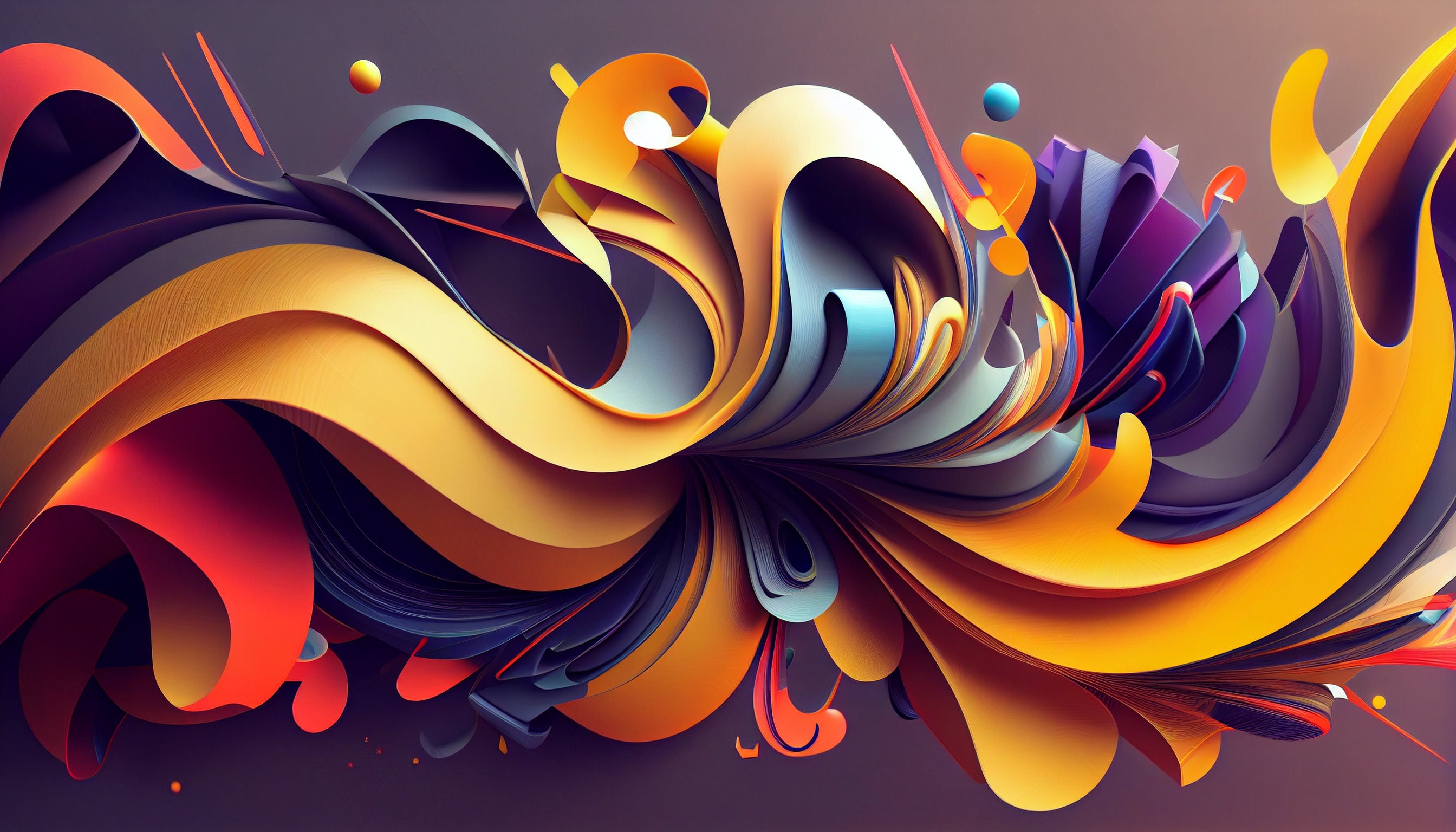 Abstract Printable Wallpaper Dreamy 3D | PNG 8K Background Digital ...