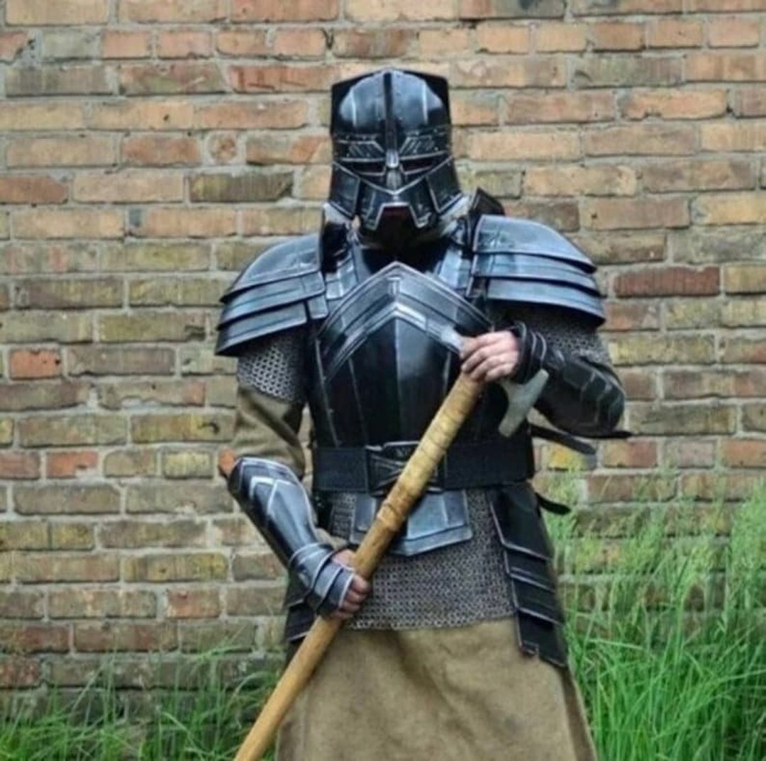 Dwarf Moria Full Suit of Armor Medieval Knight Armor Larp Warrior Steel ...