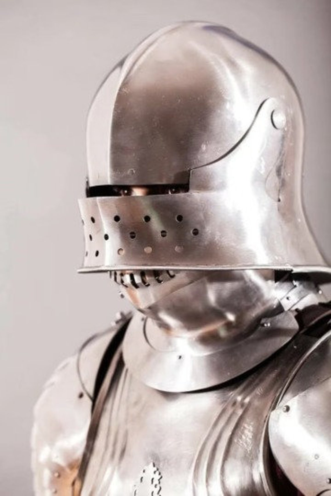 15th Century Medieval Gothic Armour Suit With Axe Spears Battle Warrior ...