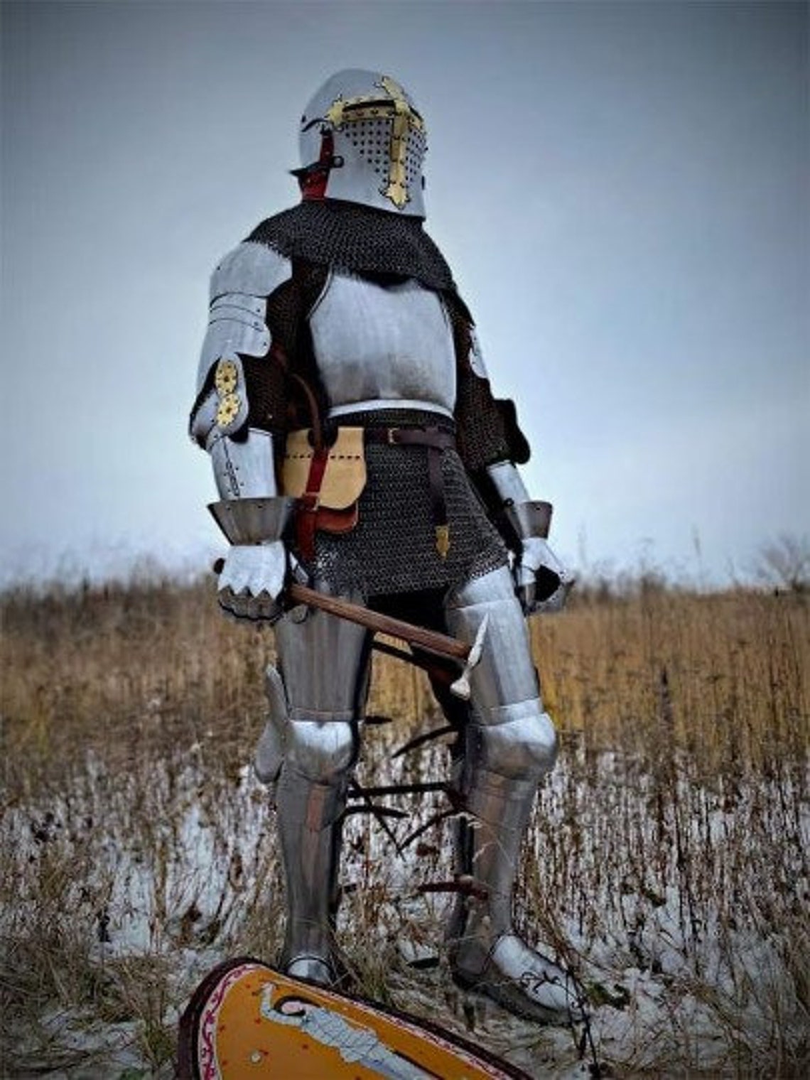 11th Century Medieval Knight Warrior Jousting Full Suit of Armor ...