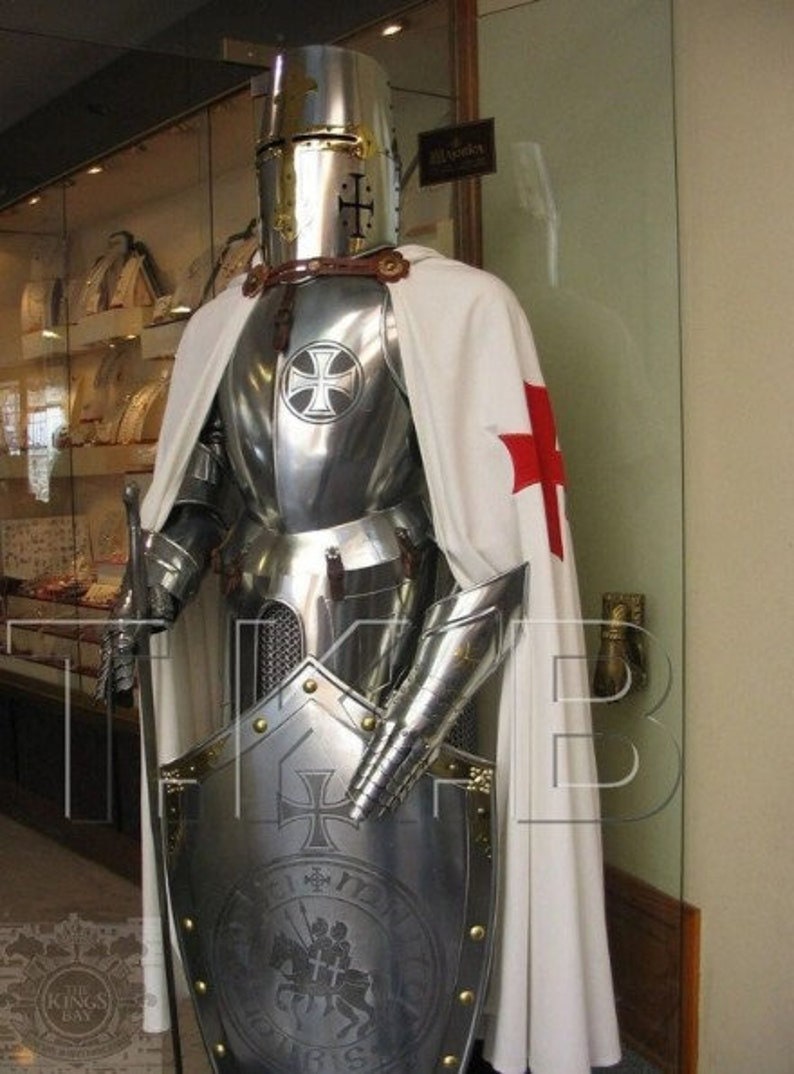 Medieval Templar Armor Suit Knight Templar Full Body Armor Suit Combat ...