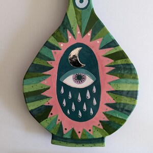 Big Sad Ceramic Wall Vase With Crying Eye - Etsy
