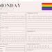 ADHD Pride Planner PDF| Daily and Monthly | Monday to Sunday | Notes - Etsy