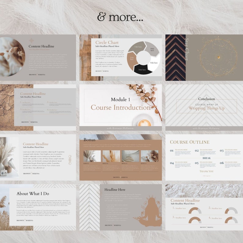 Canva Presentation Slide Deck Template for Online Coaches, Course ...