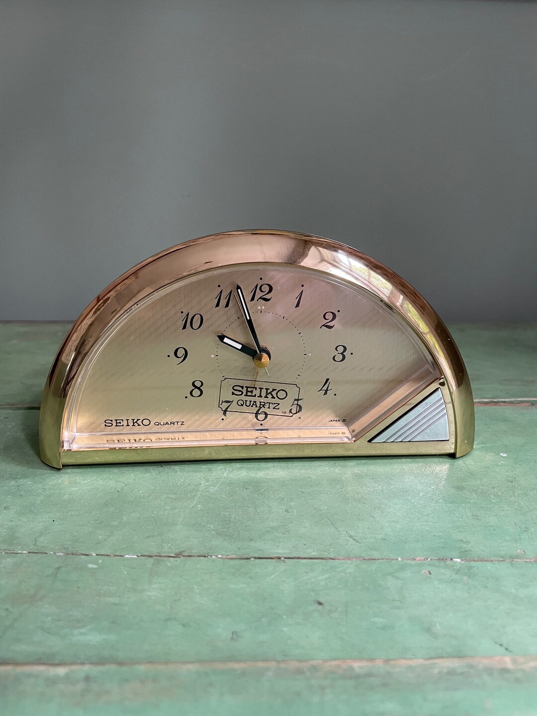 Alarm Clock Seiko Gold Tone Quartz QEJ168G Japan WORKS - Etsy
