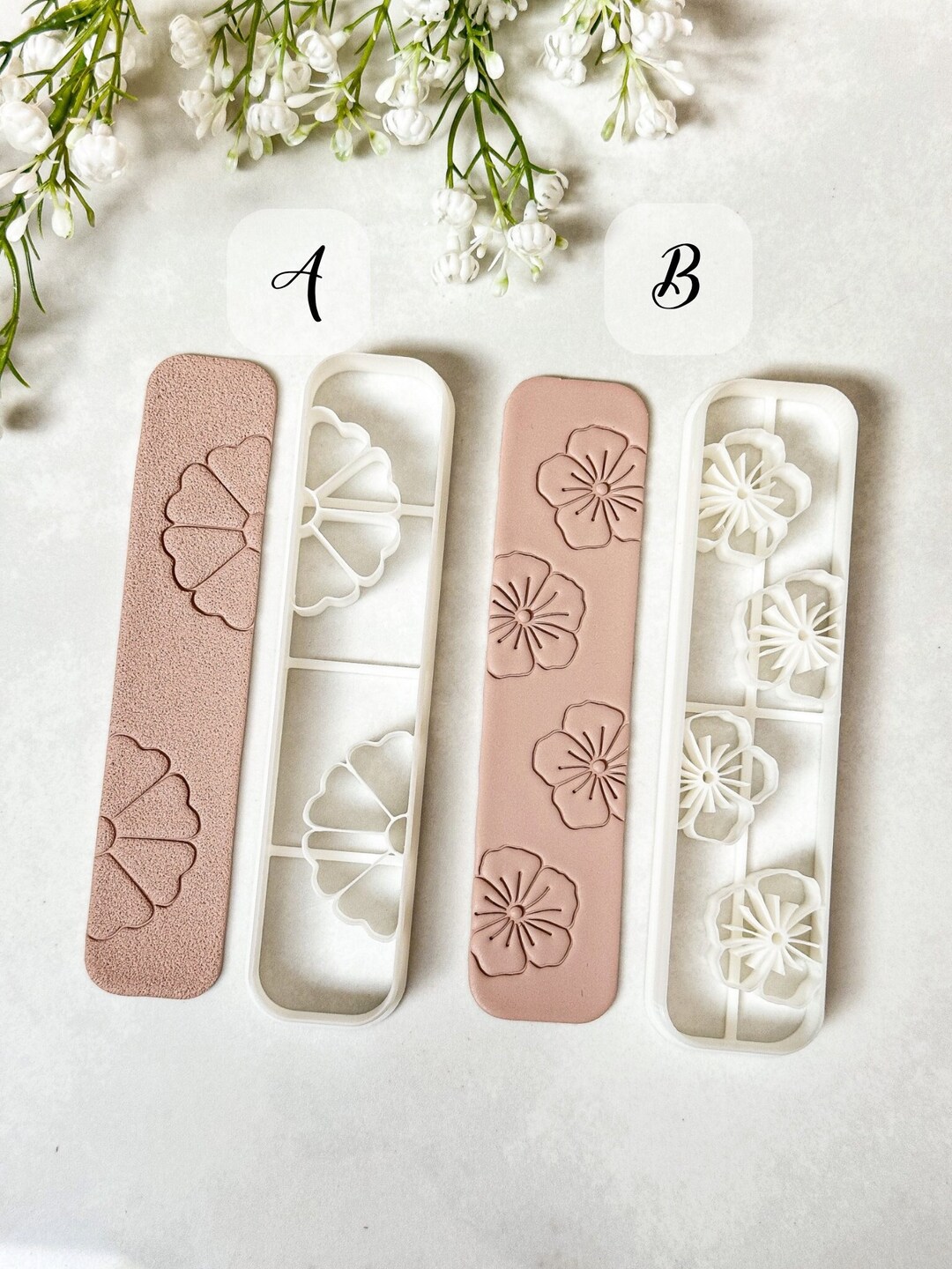 Daisy Flower Bookmark Clay Cutter | Floral Polymer Clay Bookmark Cutter ...