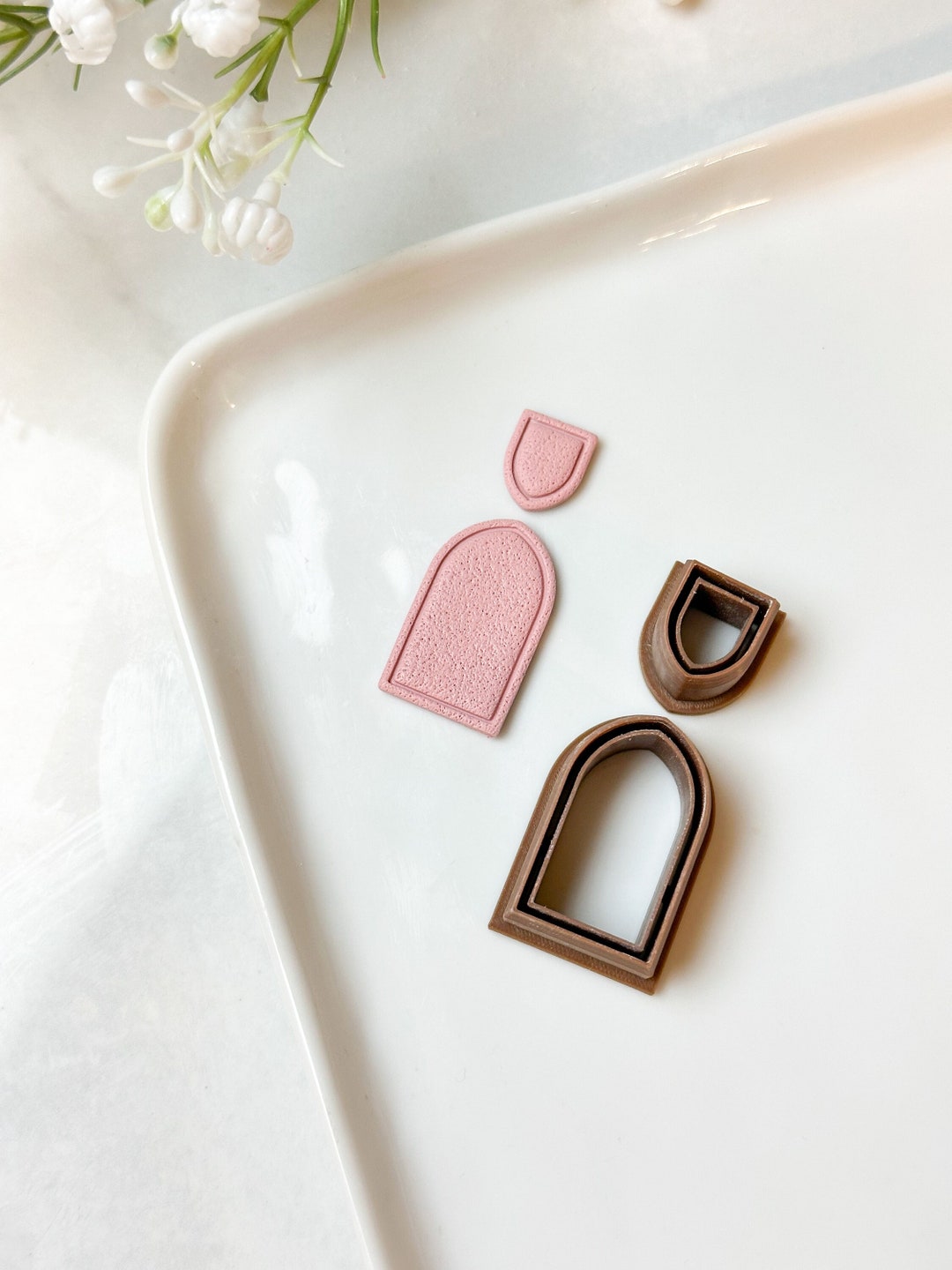Pointy Framed Arch Duo Clay Cutter Set | Polymer Clay Tools | Jewellery ...