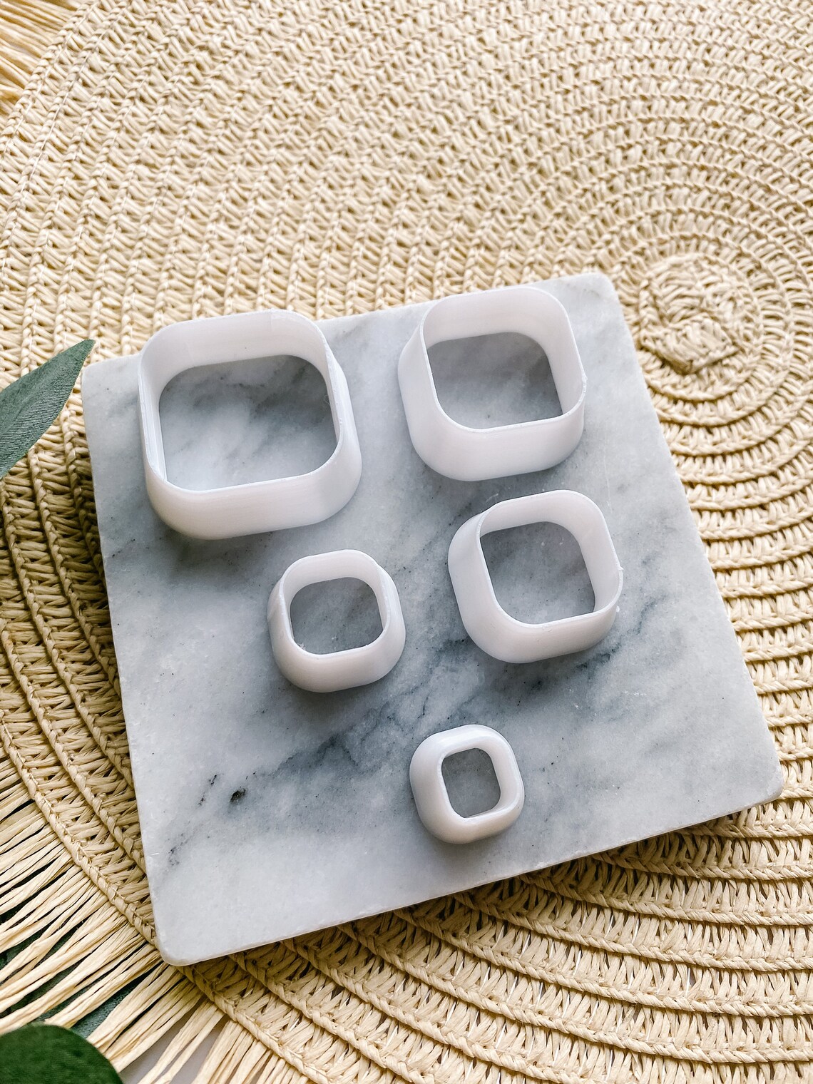 Square Shape With Rounded Corners Polymer Clay Cutters / Rounded Corner ...
