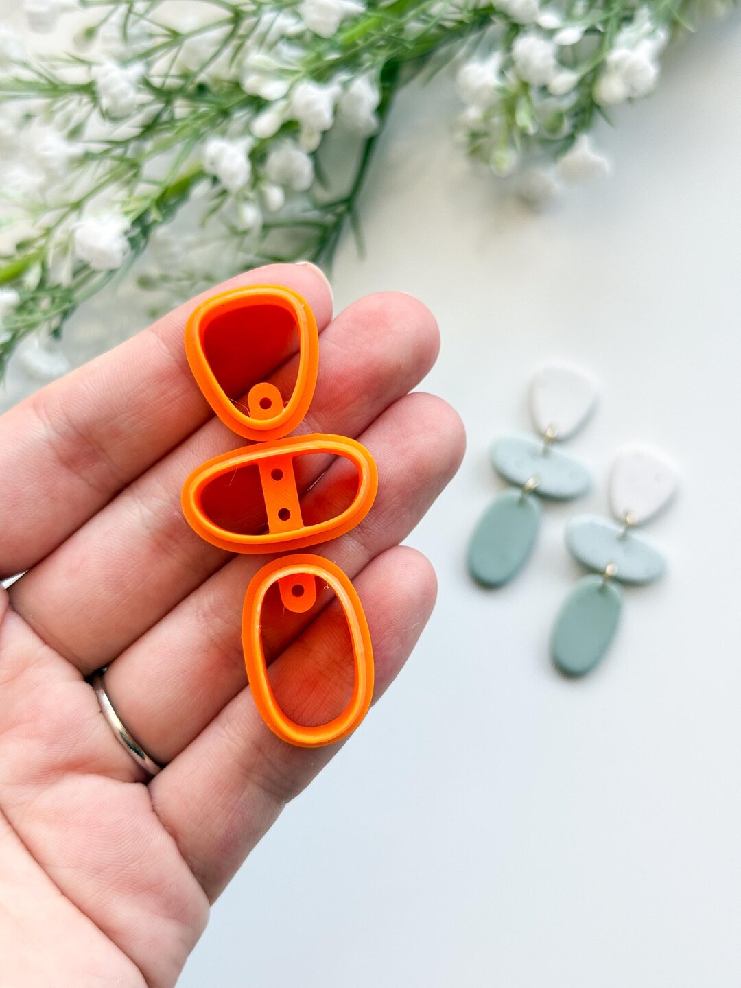 Pebbles #4 Polymer Clay Cutter With Drill Guides | Polymer Clay Tools ...