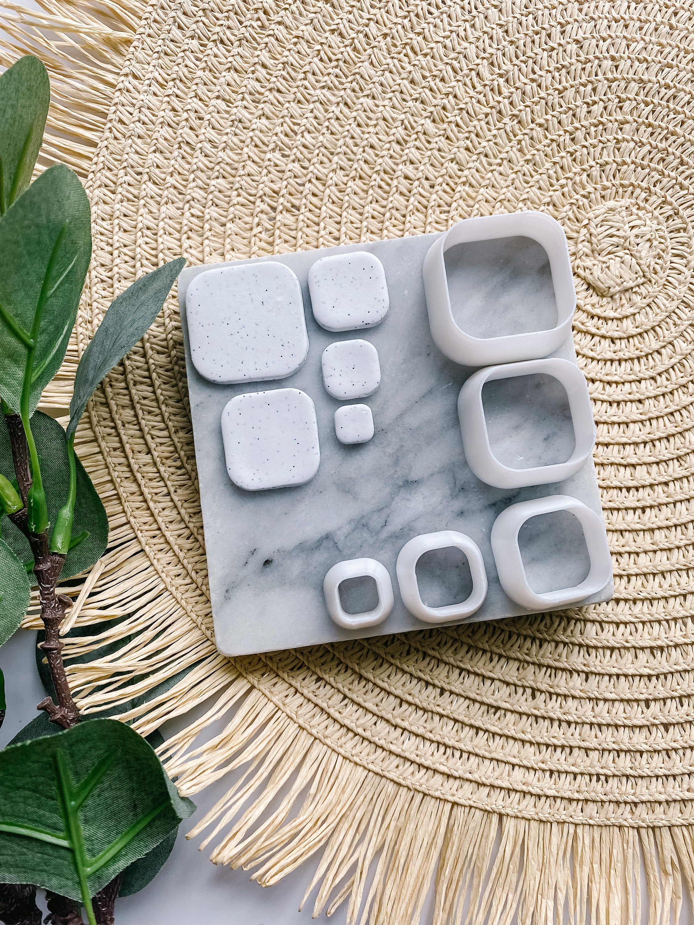 Square Shape With Rounded Corners Polymer Clay Cutters / Rounded Corner ...