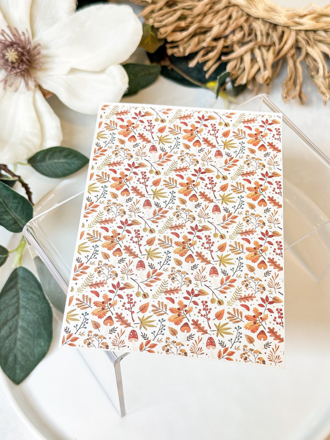 Transfer Paper Sheet 190 Fall Leaves | Water Soluble Paper Sheets ...
