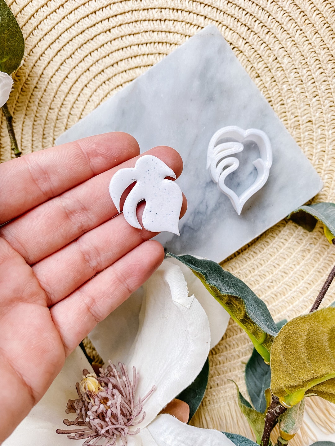 Monstera Leaf Polymer Clay Cutter/plant Leaf Cutters/sharp Edges ...
