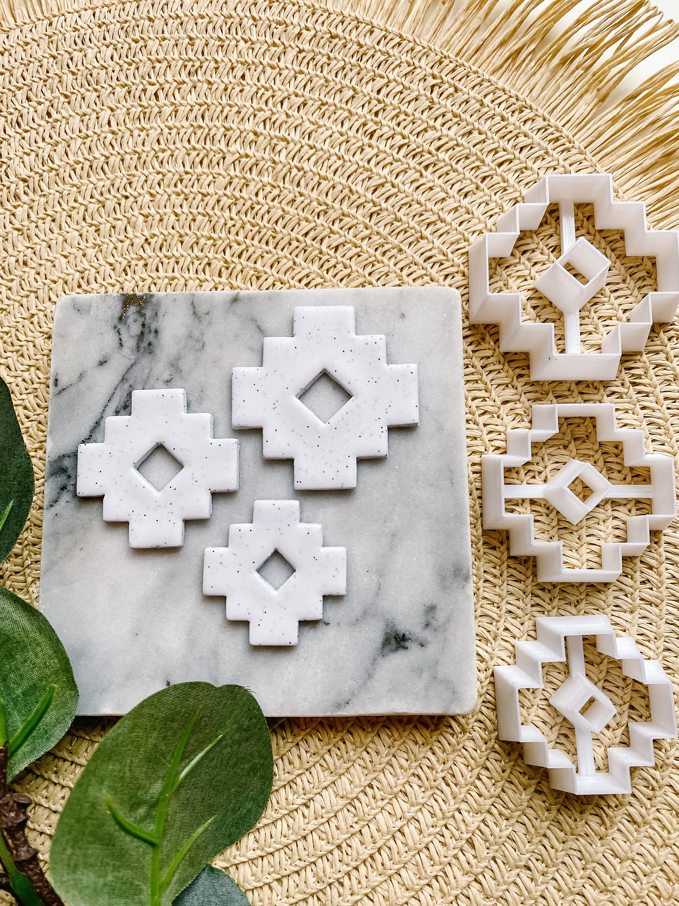 Polymer Clay Aztec Cutter / Aztec Modern Shape Cutters / Sharp Edges ...