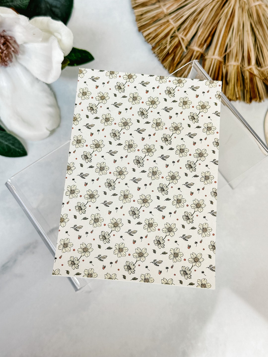 Transfer Paper Sheet 53 Daisy Wallpaper | Water Soluble Paper Sheets ...