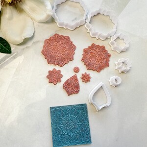 Mandala Texture Mat #8 for Polymer Clay - Etsy