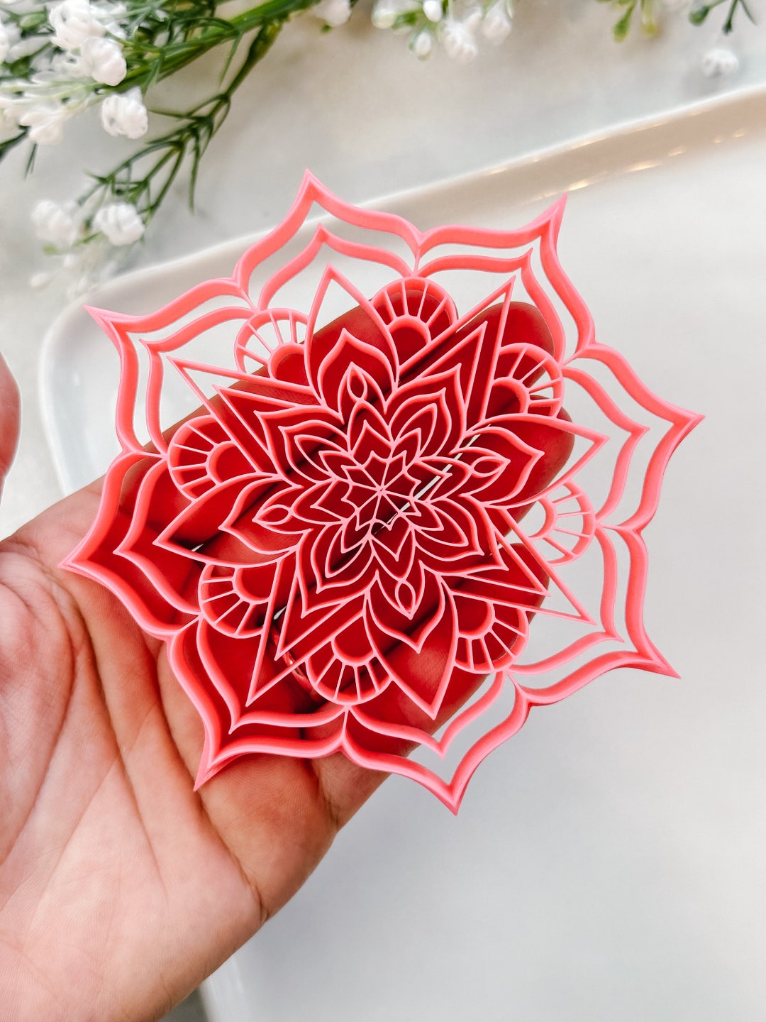 Mandala Trinket Dish Clay Cutter | Polymer Clay Jewelry Bowl Cutter ...